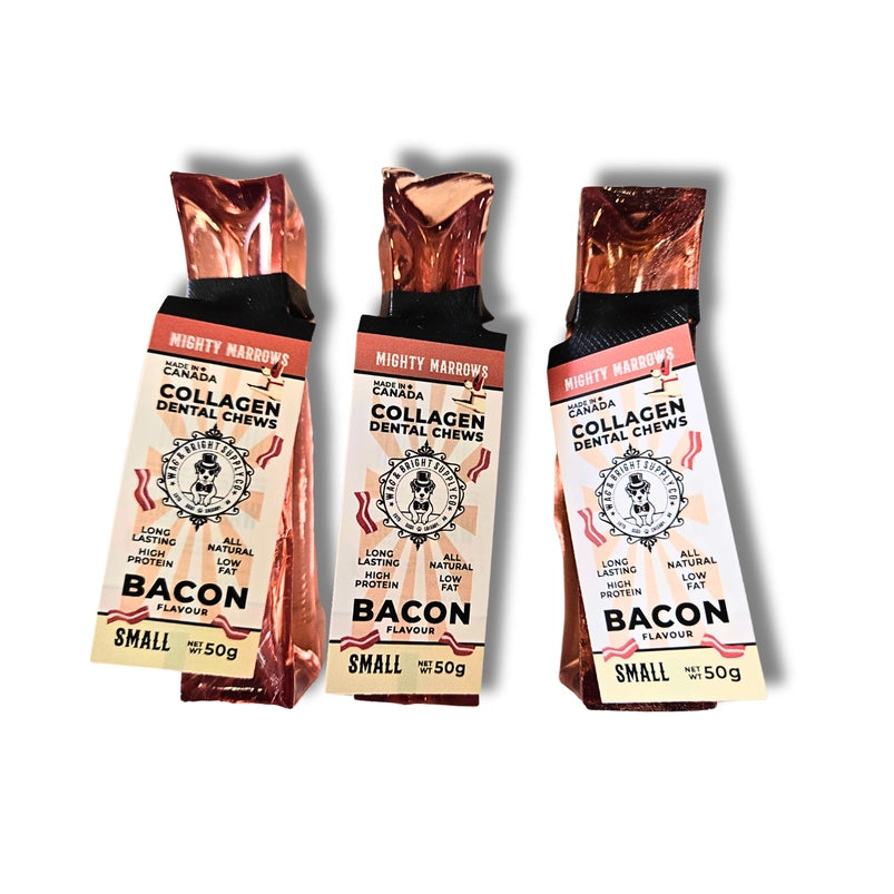 Wag & Bright Mighty Marrows Collagen Dental Chew - Bacon – MollyWagz ...